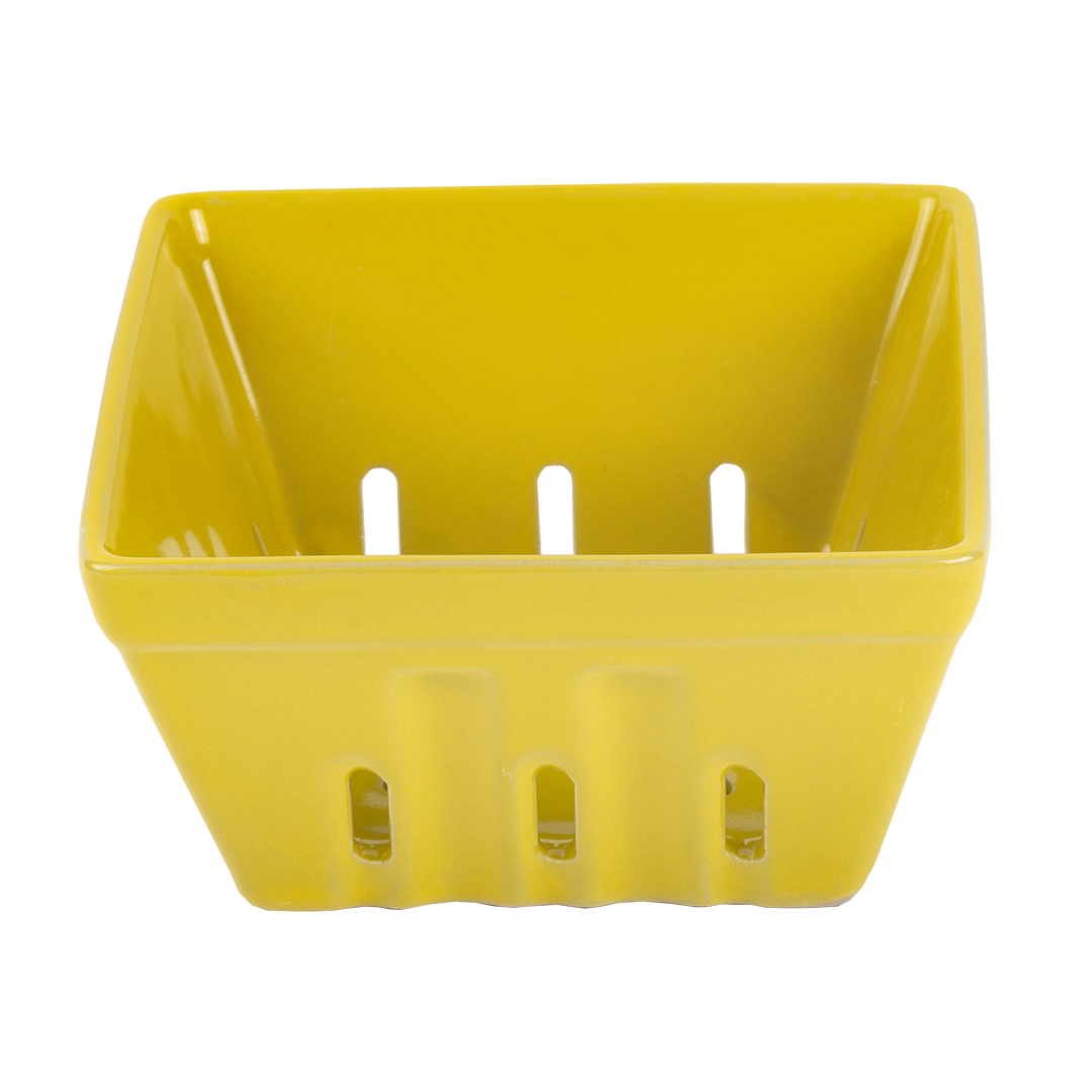 Yellow Ceramic Colander - Mira Mira