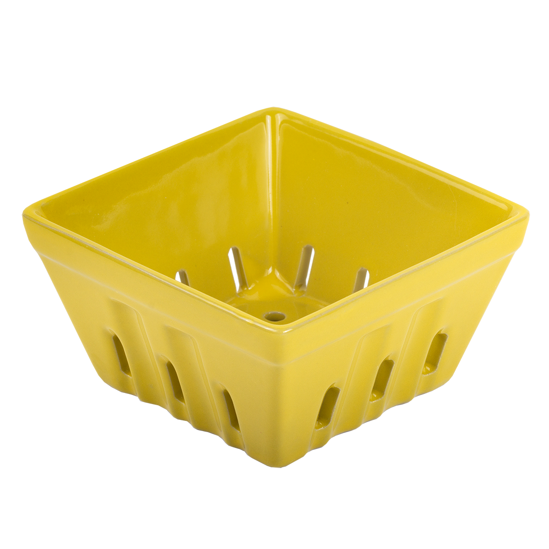 Yellow Ceramic Colander - Mira Mira